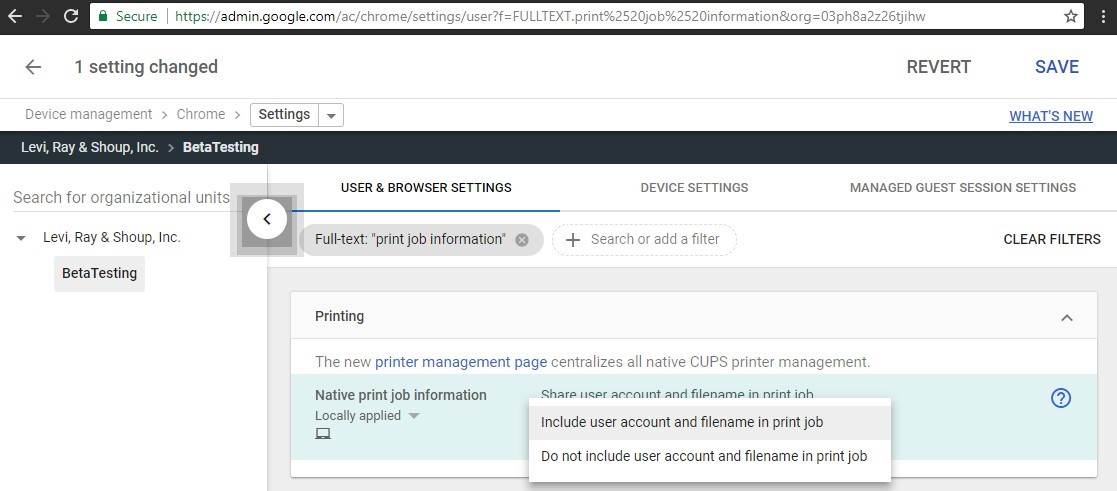 Enterprise Google Chromebook Printing | LRS Print Management